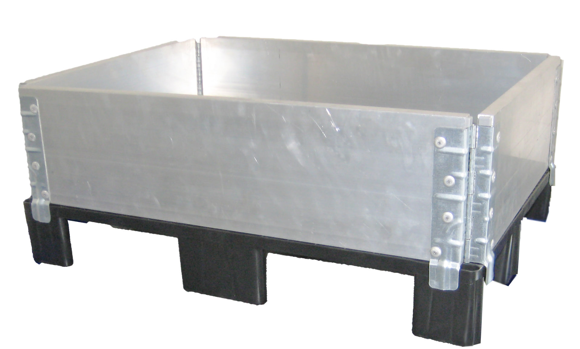 Aluminium pallet frame for 600 x 800 x 200 mm pallets | KIGA