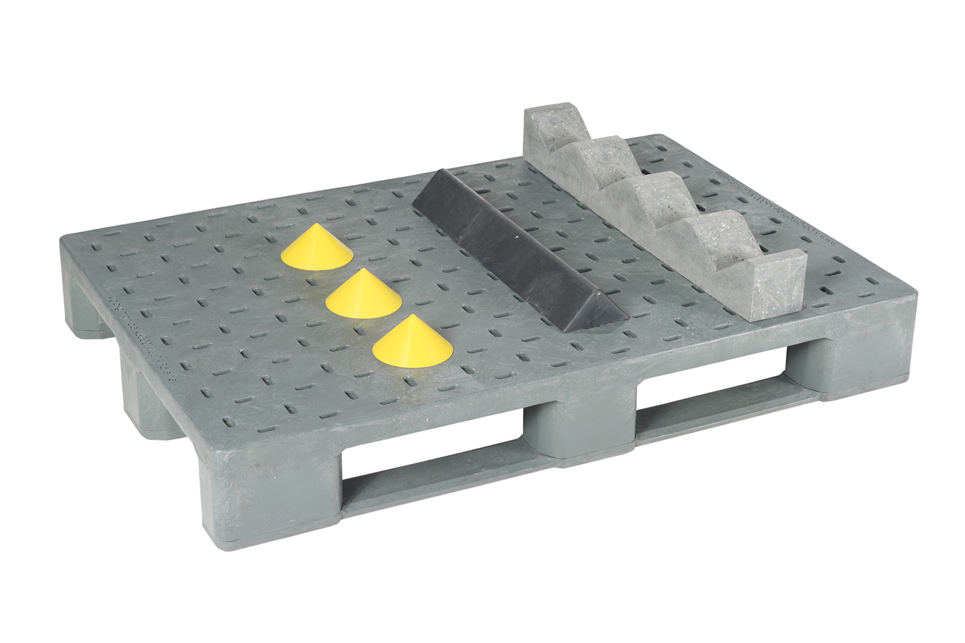 KIGA-multi-pallet with 3 skids dim.: 800 x 1200 x 155 mm | KIGA